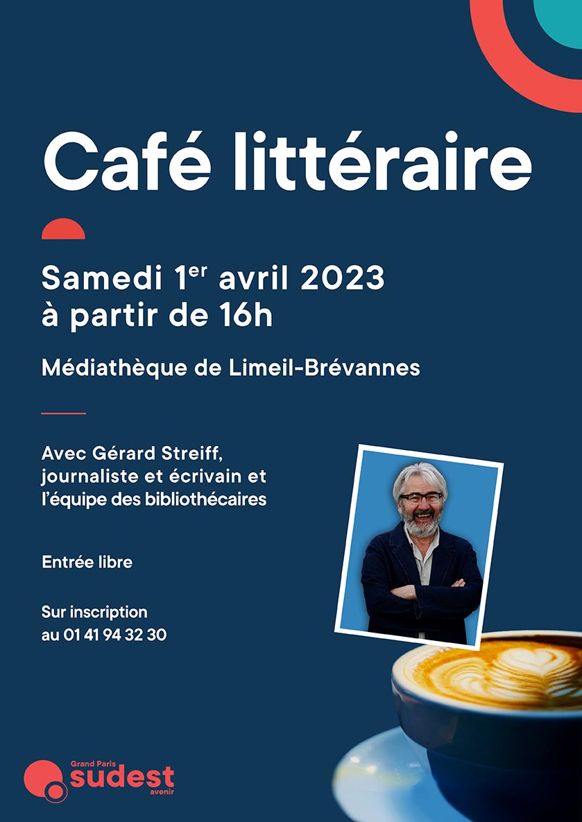 Événement : Café littéraire à Limeil-Brévannes - Grand Paris Sud Est Avenir
